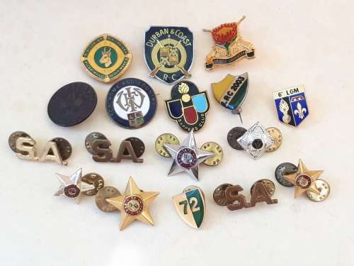 South African Army - South African Military badges lot (a few from WWII ...