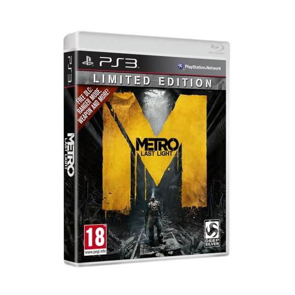 Games - PS3 METRO LAST LIGHT LIMITED EDITION / AS NEW / BID TO WIN for ...