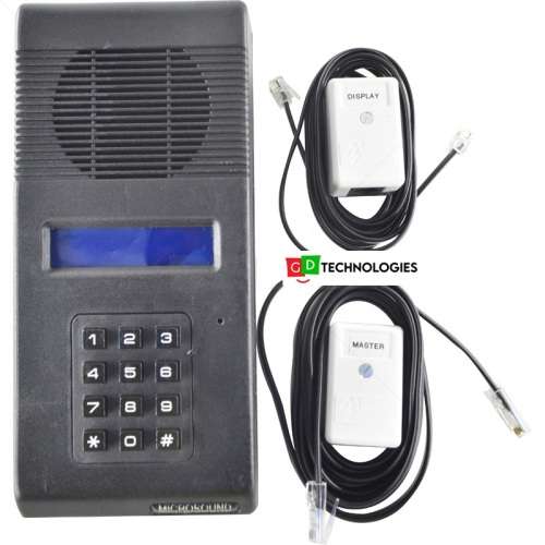 Doorbells & Intercoms - MICROSOUND SLSI MASTER STATION WITH DISPLAY for ...