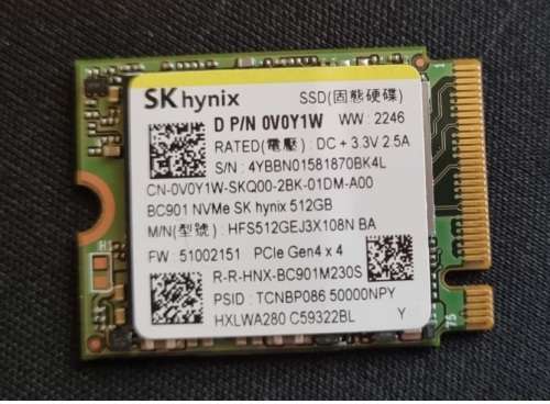 Solid State Drives - SK Hynix BC901 512GB M.2 PCI-e GEN 4X4 NVME SSD ...