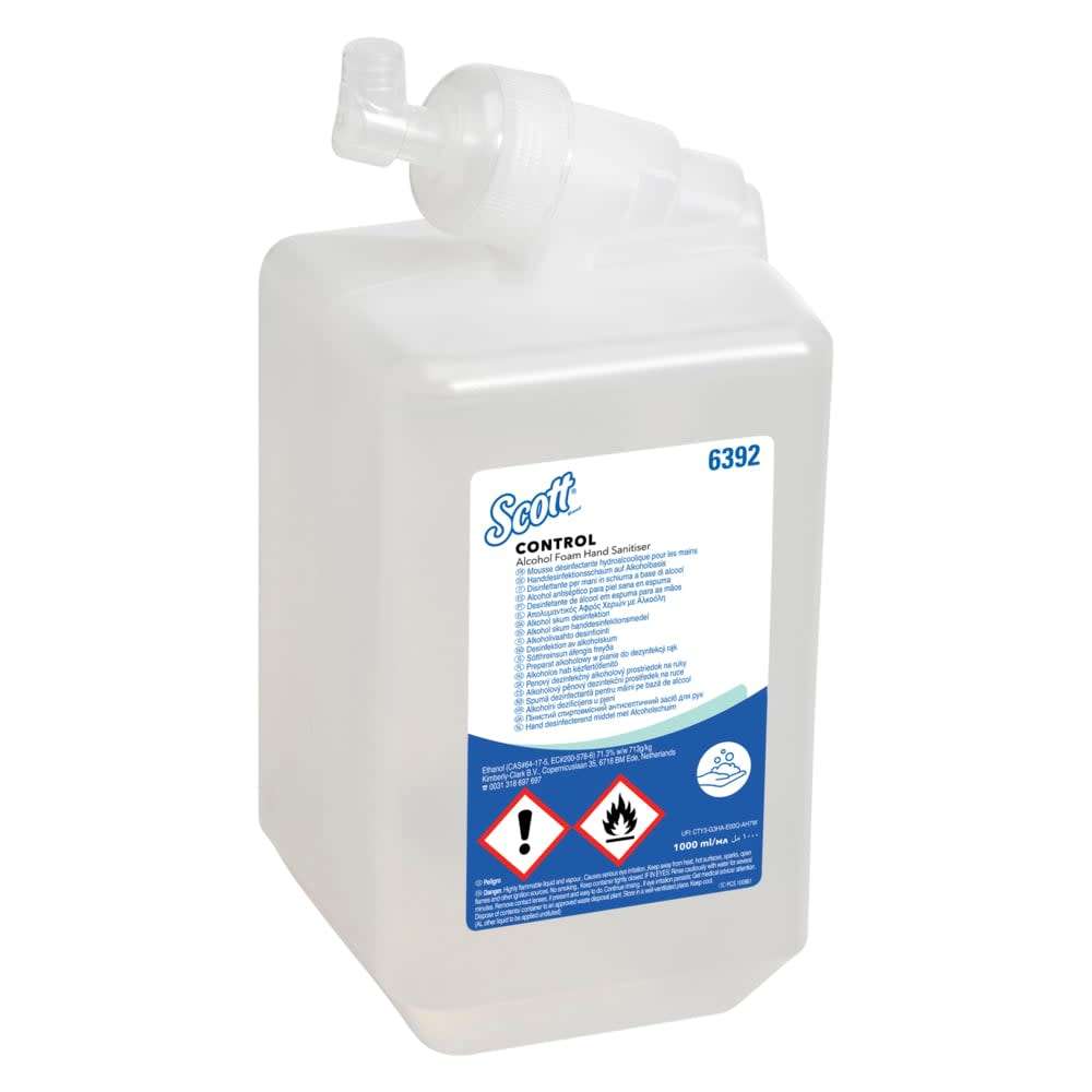 Sanitisers, Disinfectants & Antiseptics - Scott® Control Alcohol Foam ...