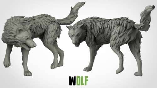 Figures & Animals - 1:72 Scale - Wolf (5 Pack) for sale in Pretoria ...