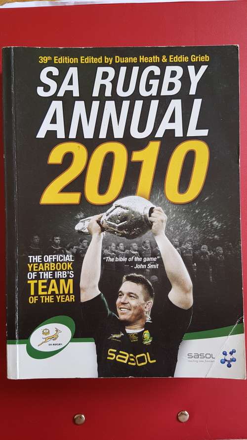Books & DVDs - Rugby Book - SA Rugby Annual 2010 39th Edition was ...