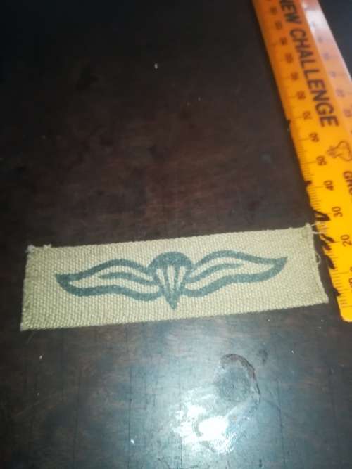 South African Army - SADF Nutria Parabat Wing was sold for R60.00 on 13 ...