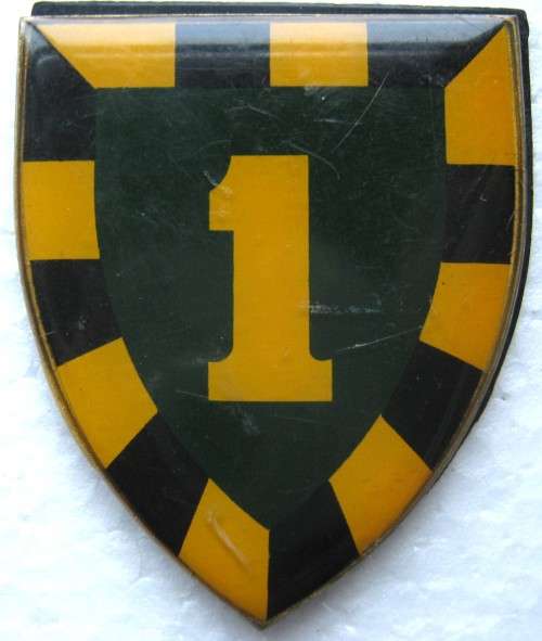 South African Army - OLD SADF - 1 INFANTRY BATTALION OLD TYPE FLASH ...