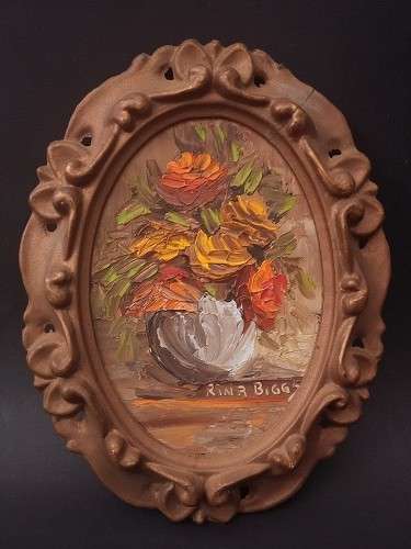 Paintings - Gorgeous Rina Biggs Original -Oil on Board in Gilt Frame ...