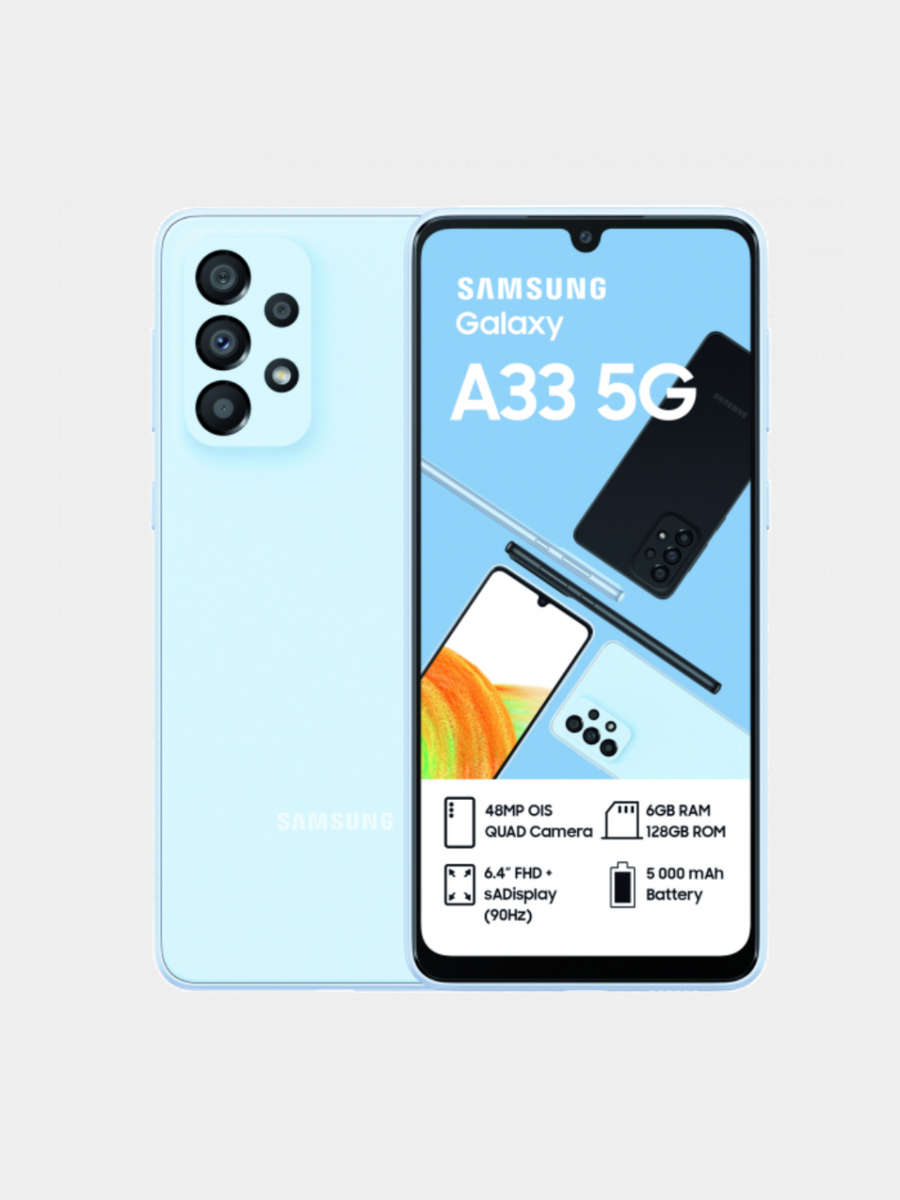 Samsung - Samsung Galaxy A33 5G -Dual Sim - 128GB - Awesome Blue (SM ...