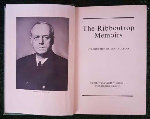 Biographies & Memoirs - The Ribbentrop Memoirs: - Joachim von ...