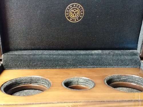 Numismatic collectables - LOVELY EMPTY COIN BOX FOR OR TAMBO CENTENARY ...