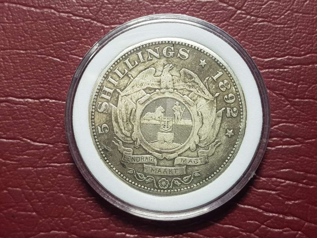 Five Shillings - 1892 ZAR 5 SHILLINGS FILLER NOVELTY COIN [NOT SILVER ...