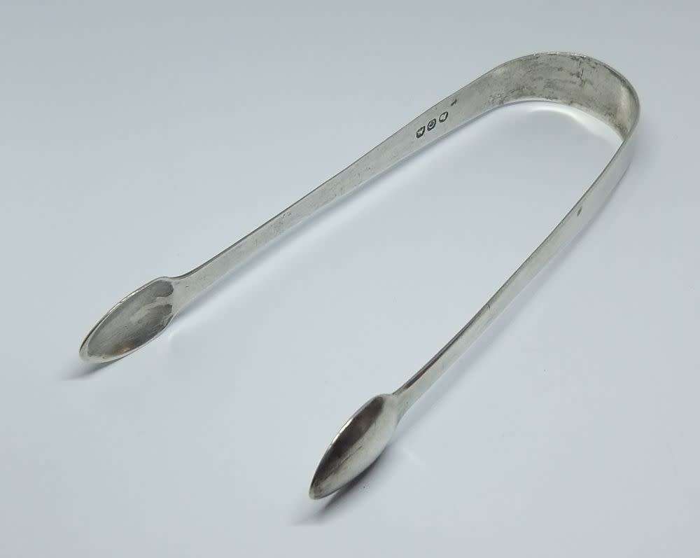 Silver - RARE !! AN ANTIQUE HALLMARKED STERLING SILVER TONG BY WILLIAM ...