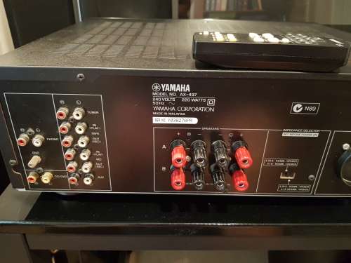 Amplifiers & Processors - Yamaha AX-497 Stereo Amplifier was listed for ...