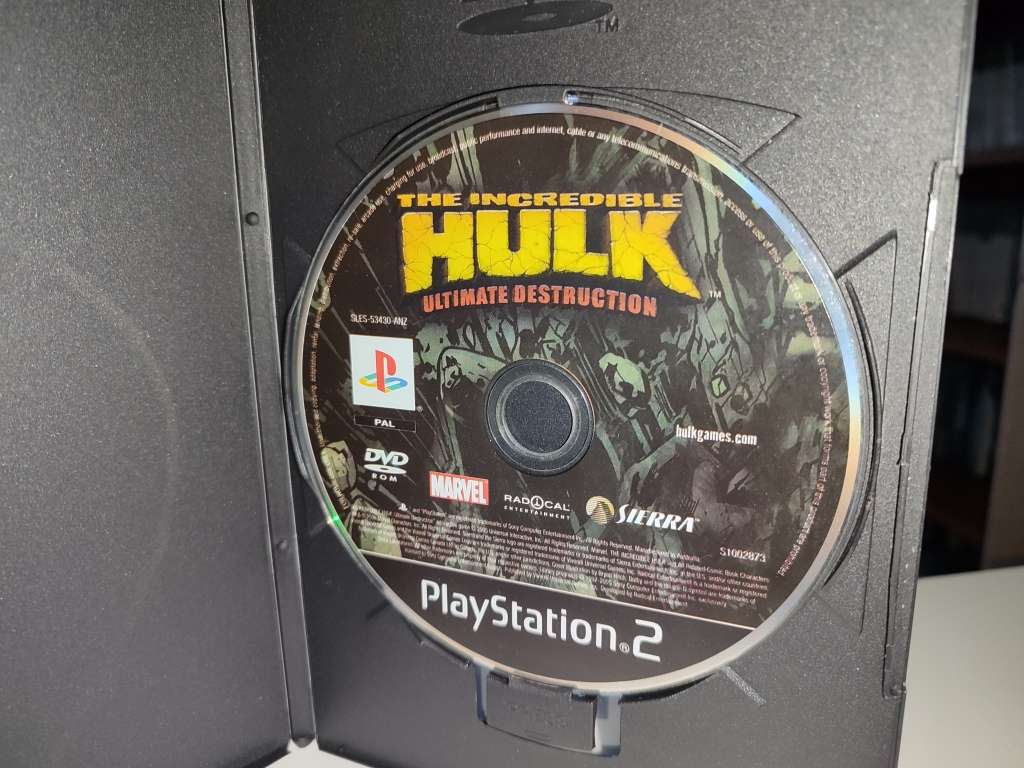 Games - The Incredible Hulk Ultimate Destruction PlayStation 2 PS2 Disc ...