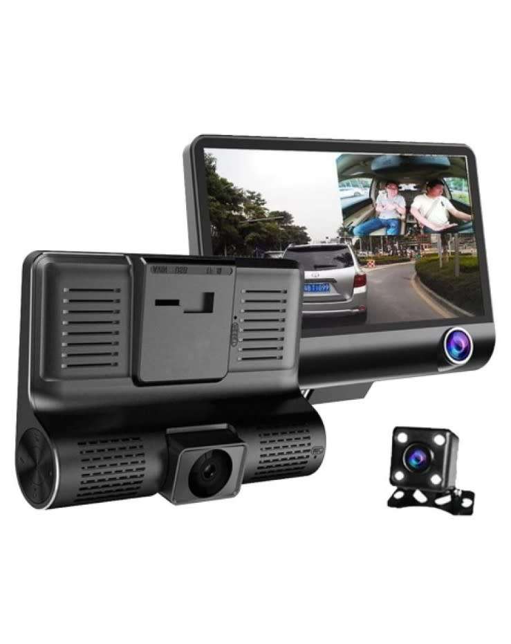 Dash Cameras - Ideal for Uber & Bolt drivers Wdr Dashcam 3 Camera Lens ...