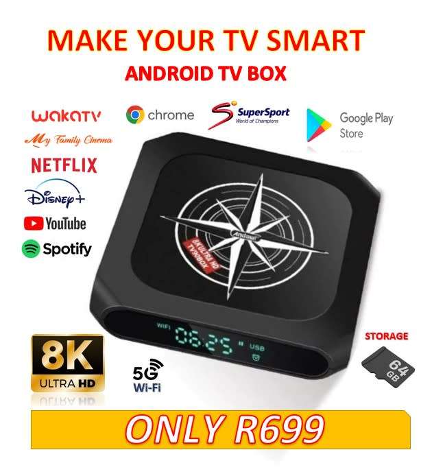 TV Boxes & Digital Media Players - 64GB Smart TV Box 8k Ultra HD Andowl ...