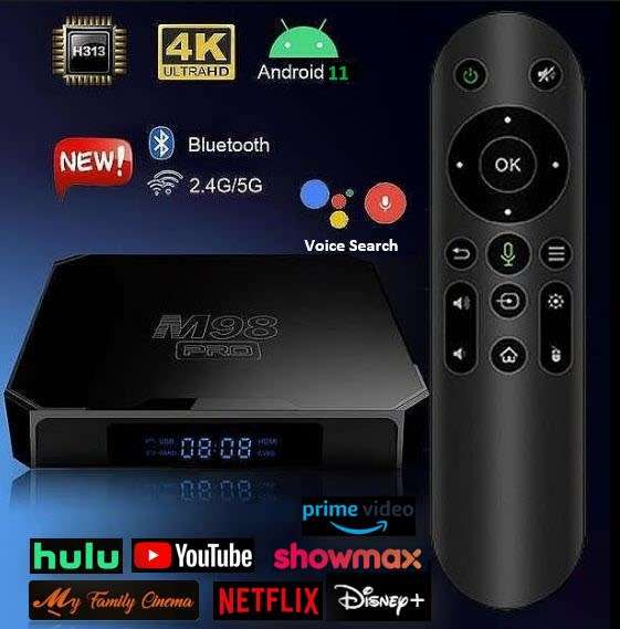 TV Boxes & Digital Media Players - M98 PRO Android 11.0 ATV Smart TV ...