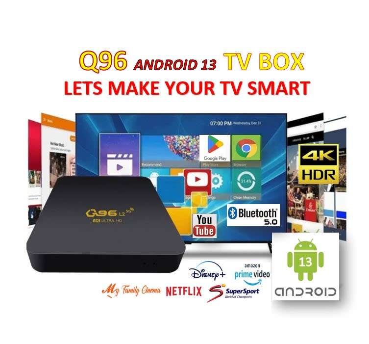 TV Boxes & Digital Media Players - Android 13 Q96 Amlogic S905 4K TV ...