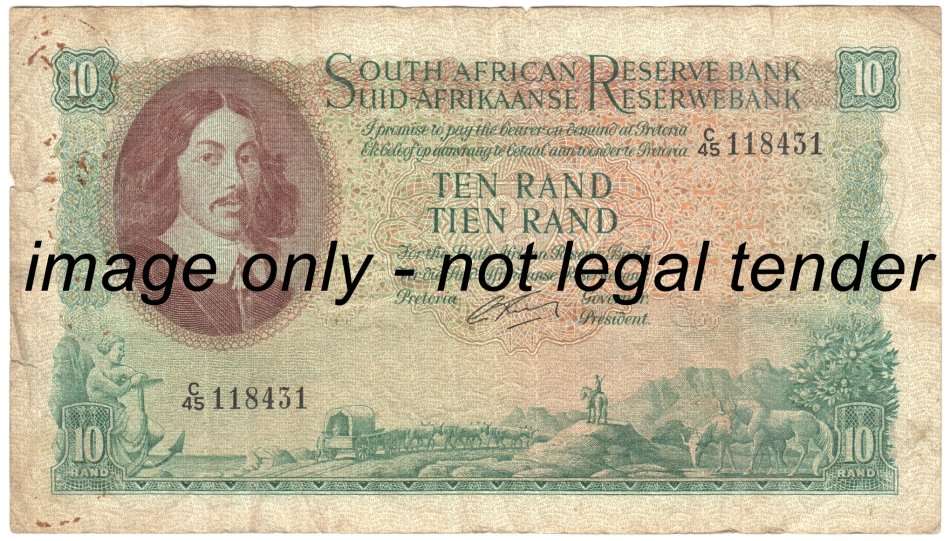 G Rissik - Old SA Rissik R10 note was sold for R92.00 on 5 Apr at 13:46 ...