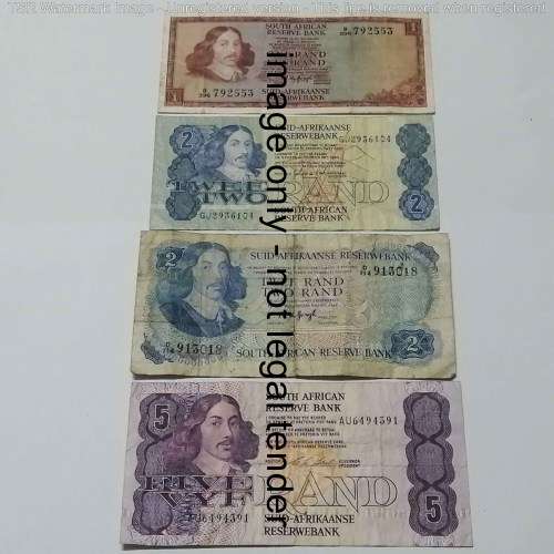 Other South African Bank Notes - Lot of 6 different old South Africa ...