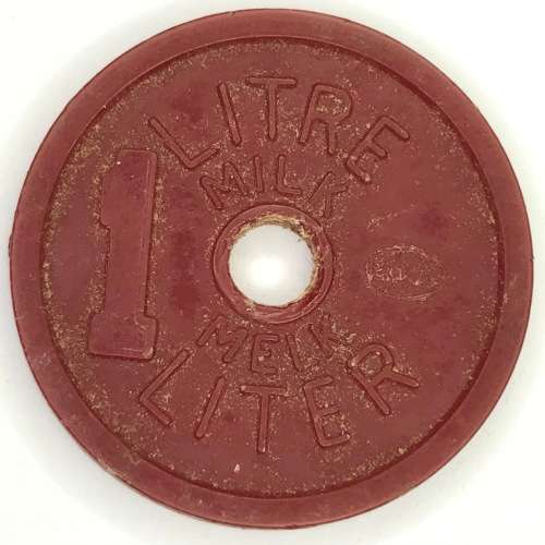 Tokens - Plastic Clover 1 Litre Milk / 1 Liter Melk token for sale in ...