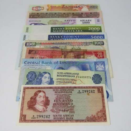 Africa - Lot of 10 bank notes from Africa - some excellent for sale in ...