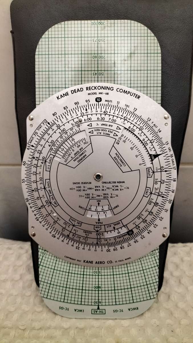 Flight - 1957 Kane Dead Reckoning Computer Model MK - 68 Aviation ...