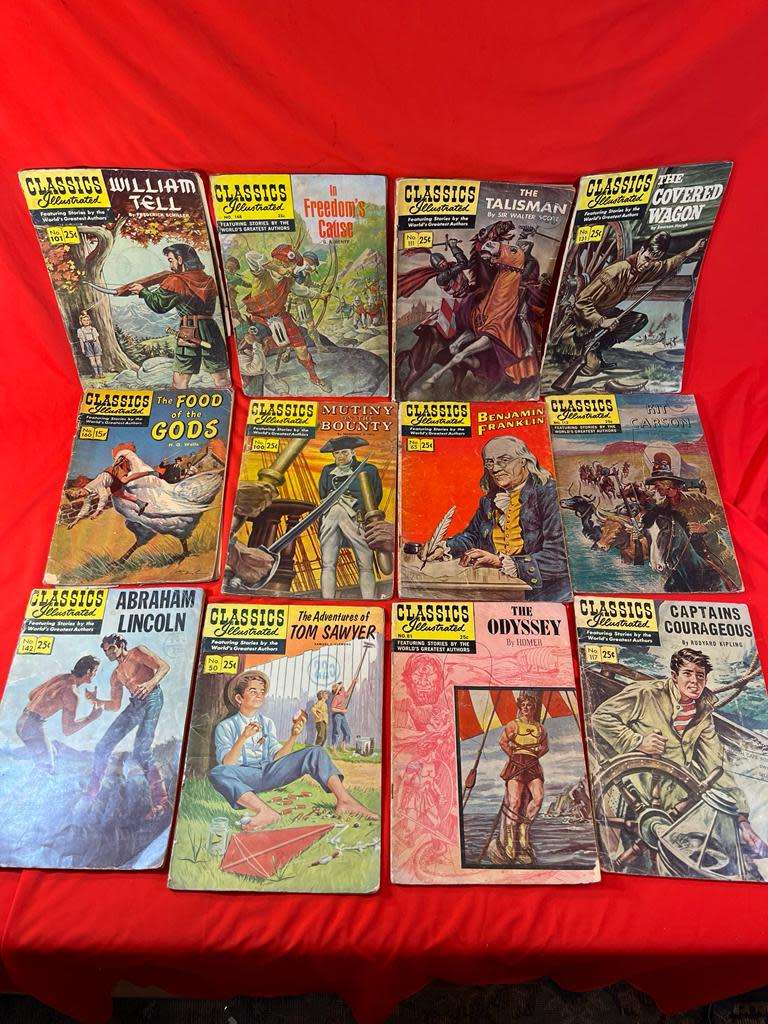 Comic Books - Collection of 36 Classic Comics for sale in Wellington ...