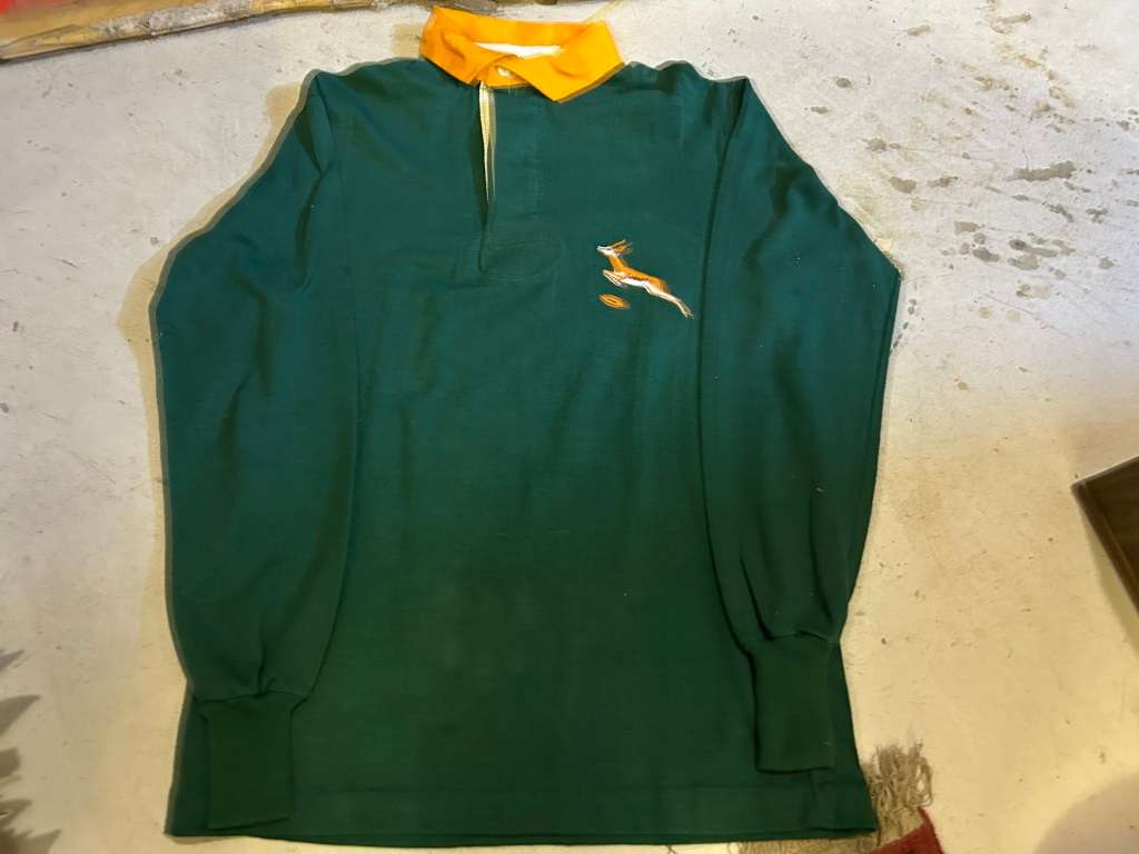 Sporting Memorabilia - Rugby Jersey : Springbok 1980s Jersey for sale ...