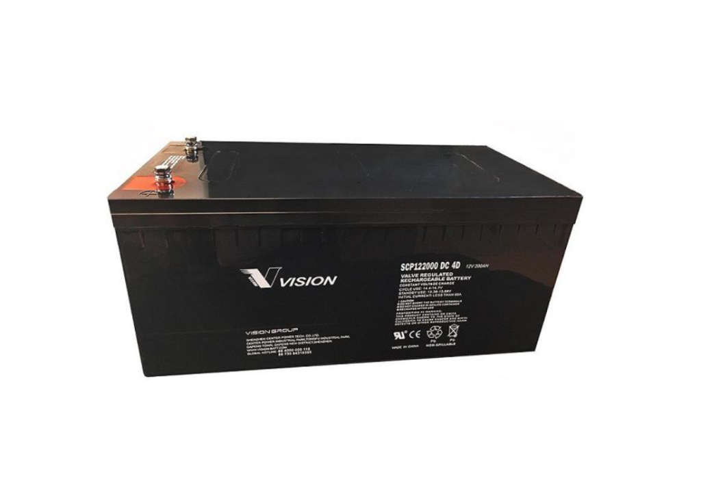 Solar Kits - Vision 200Ah 12V AGM Deep Cycle Battery for sale in ...