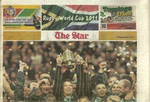 Sporting Memorabilia - 2011 Rugby World Cup South Africa Team Guide ...
