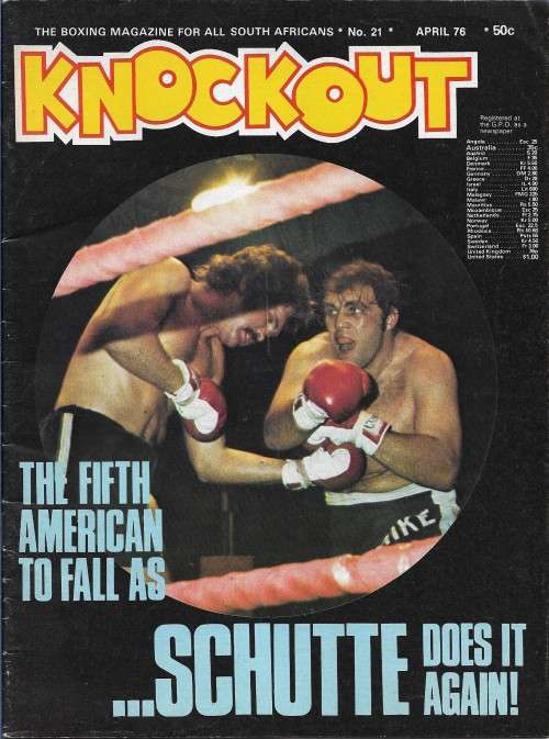 Magazines - Knockout Boxing Magazine - Issue No.21 April 1976 for sale in Johannesburg (ID ...
