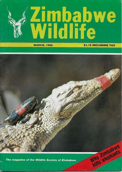 Magazines - Zimbabwe Wildlife Magazine - March 1986 I ssue for sale in ...