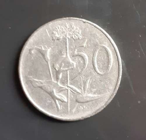 Fifty Cent - South Africa - 1966 50c - Afrikaans Coin for sale in ...