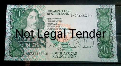 CL Stals - South Africa - Ten Rand CL Stale Bank Note - AU was listed ...