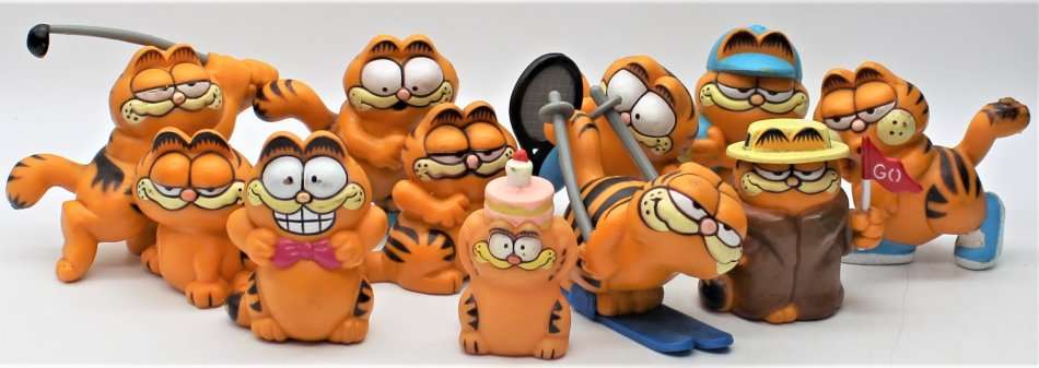 Other Collectable Toys - Garfield - 11x Garfield PVC Figurines - United ...