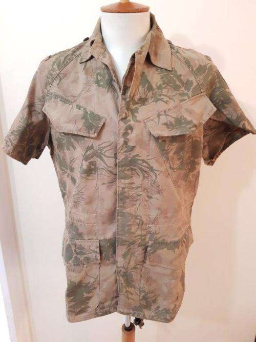 Uniforms - Koevoet 2nd pattern Camo Bush Jacket with shortened sleeves ...