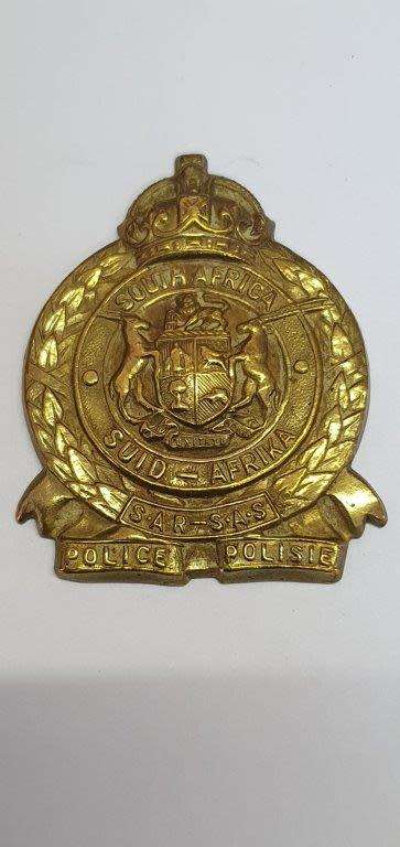 South African Army - South African Railways Police Cap Badge. Owen 1973 ...