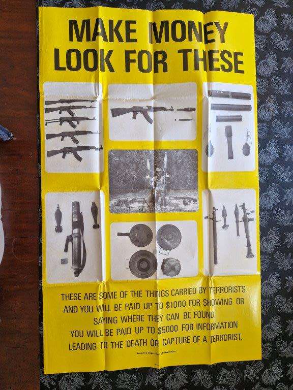 Documents & Literature - Large Original Rhodesian Terrorist Weapon ...