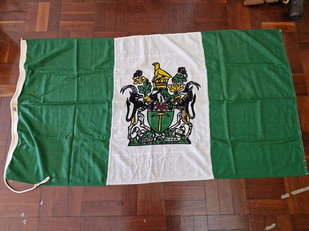 Other War Memorabilia - Large Original Rhodesian flag by William Smith ...