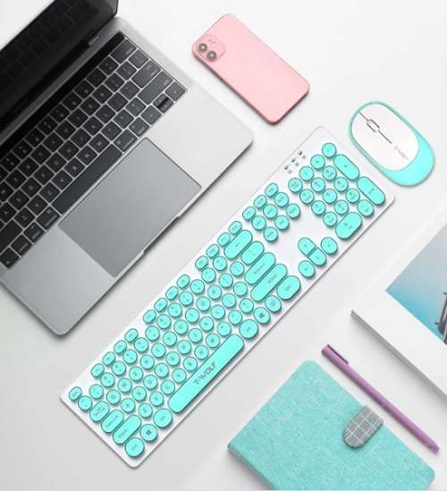 Keyboard & Mouse Bundles - Andowl Wireless Keyboard And Mouse Set was ...