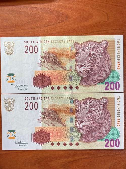 TT Mboweni - Mboweni second issue* consecutive notes * price for both ...