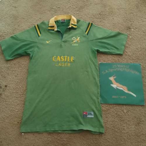 Other Antiques & Collectables - Vintage Nike Springbok Rugby Jersey and ...
