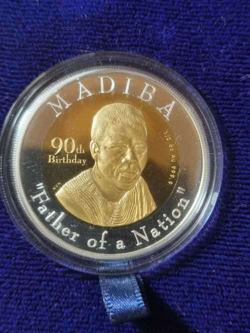 Collections & Sets - Mandela ` Father of a Nation ` Gold Coins was sold ...