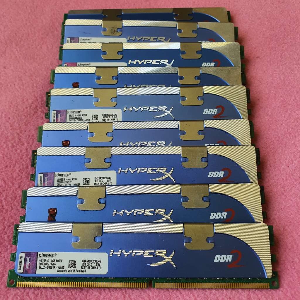 Memory (RAM) - Kingston HyperX | 2GB DDR2 | 800MHz Desktop RAM was sold ...