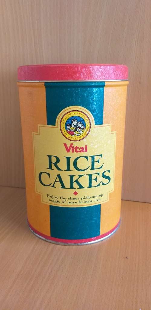 Tin - Vital Rice Cakes Tin was listed for R40.00 on 12 Oct at 23:47 by ...