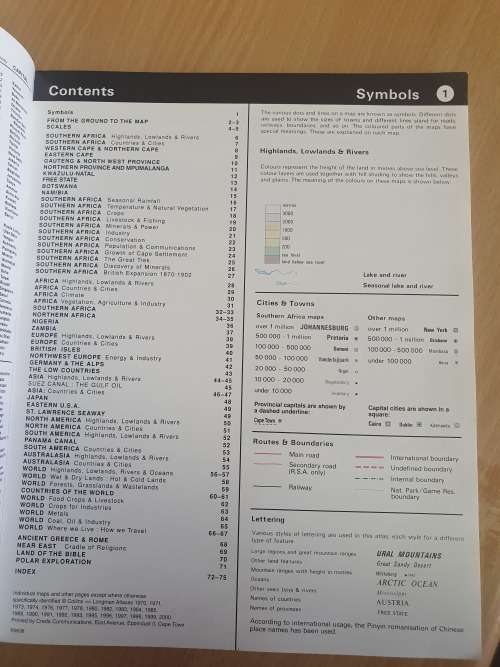 Educational - New RSA Atlas (Maskew Miller Longman) was listed for R45 ...