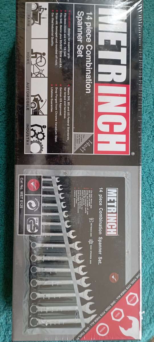 Spanners - Brand new 14 piece Metrinch spanner set was sold for 201.00 ...