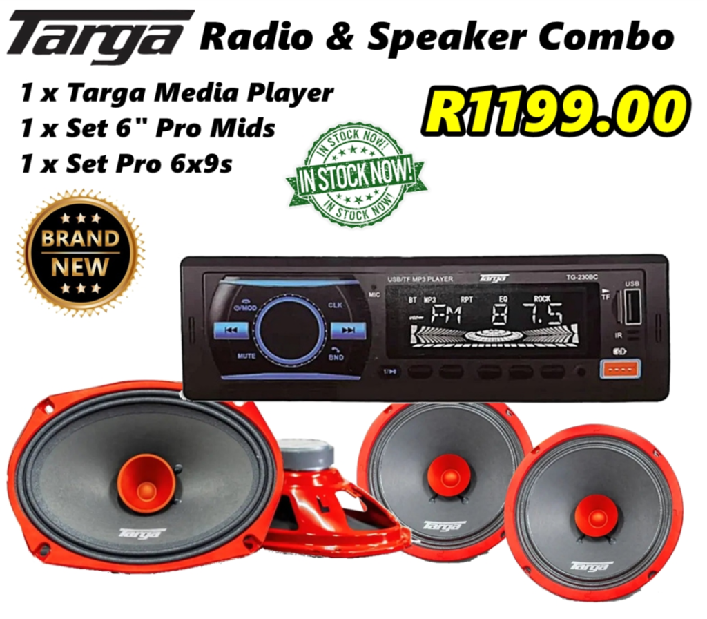 Speakers & Speaker Systems - Targa Car Sound Starter Pack for sale in ...