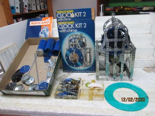 Meccano - MECCANO CLOCK KIT 2 WITH CHIME (BOXED) - LOT 369z was sold ...