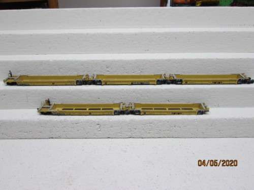 Rolling Stock - HO SCALE : WALTHERS TRAILER TRAIN CONTAINER DOUBLE ...
